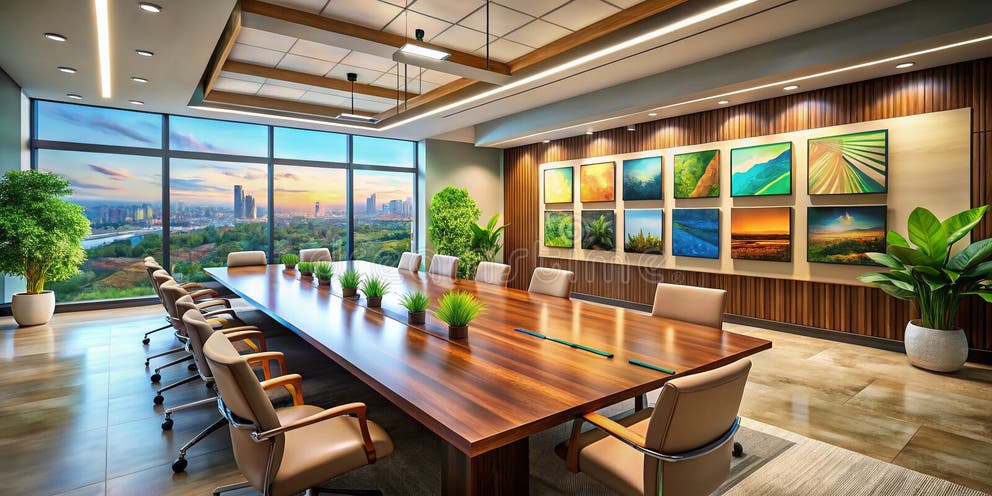 Maximize Collaboration in a Stunning Modern Conference Room a ...