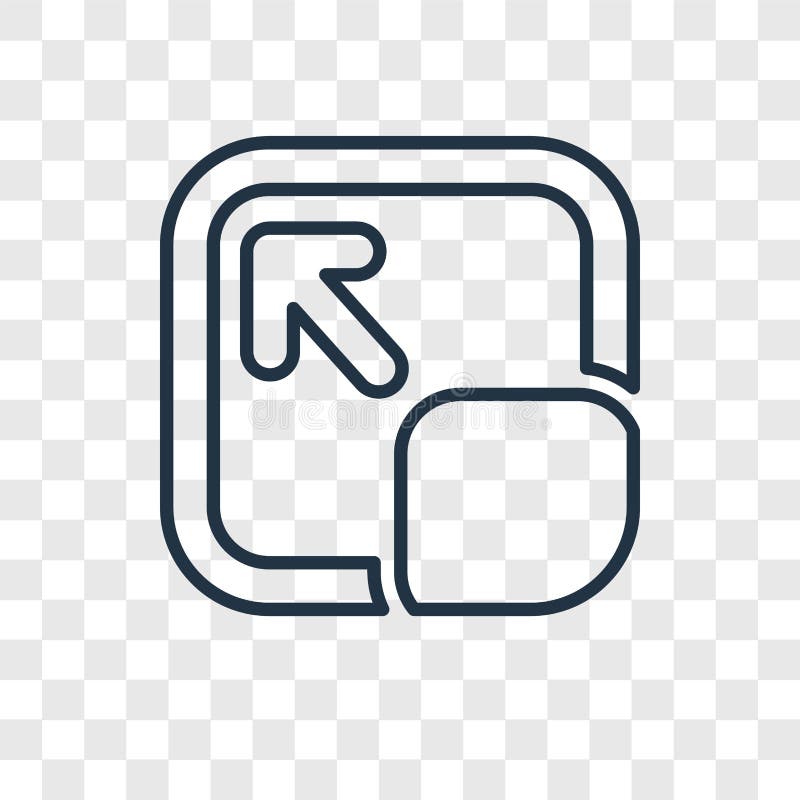 Maximize Icon Vector Isolated on White Background, Logo Concept Stock ...