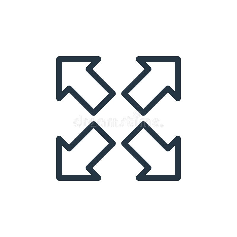 Decrease Icon Vector from Essentials Ui Concept. Thin Line Illustration of Decrease Editable ...