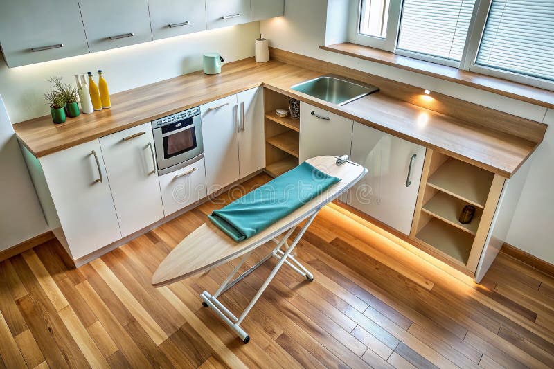 Maximize Kitchen Space with a Hidden FoldOut Ironing Board Clever ...