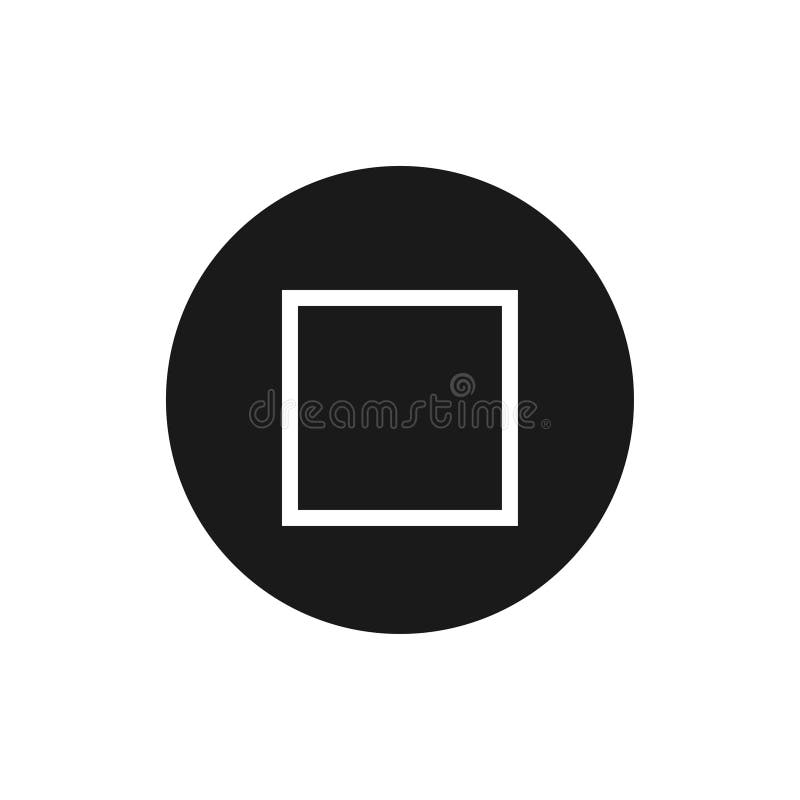 Maximize Menu Icons . Flat Website Menu Icons Rounded. Stock Vector ...