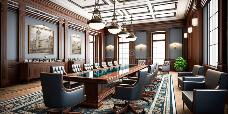 Maximize Productivity in a Large, Modern Executive Conference Room ...