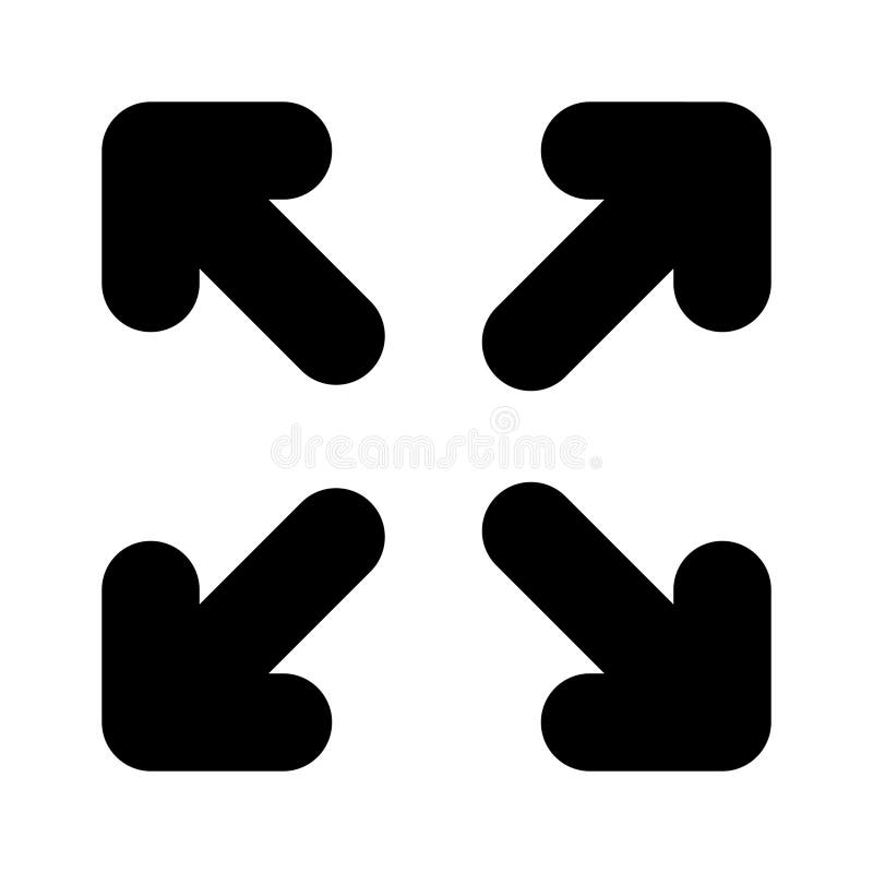 Maximize Screen Icon Design, Premium Vector Design Stock Vector ...