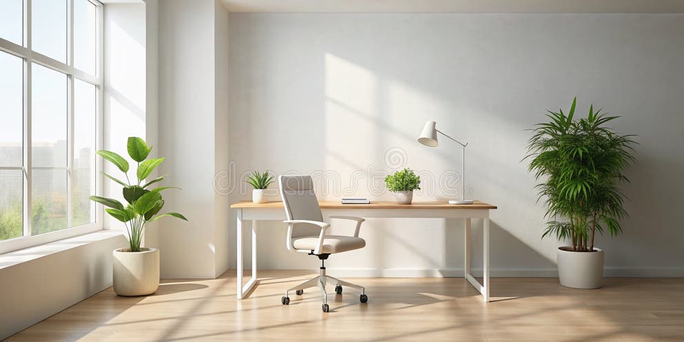 Maximize Your Tiny Space a Minimalist Home Office Setup with Natural Light and a Touch of ...