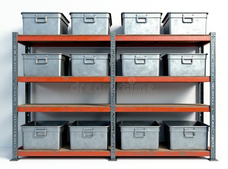 Robust Galvanized Steel Shelving Durable Industrial Storage Solutions ...