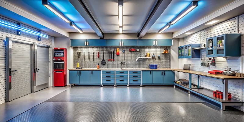 Maximizing Garage Space a Stunning Overhead View of a Modern Organized ...