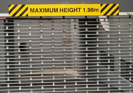 Maximum height sign stock photo. Image of warning, maximum - 11977136