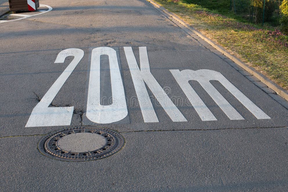 Maximum speed 20 stock image. Image of limit, stones - 90617703