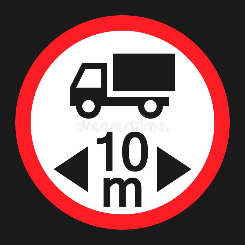 Length Limit Traffic Sign Stock Illustrations – 52 Length Limit Traffic ...
