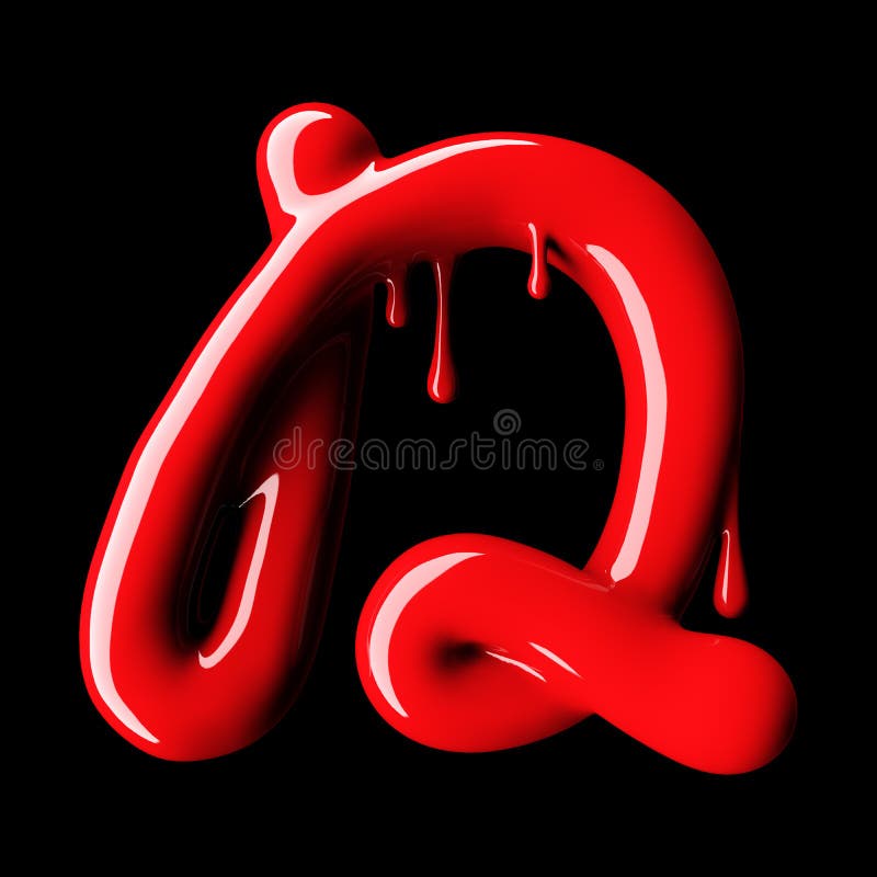 Mayúscula Rojo Brillante De La Letra C Representación 3d Stock de ...