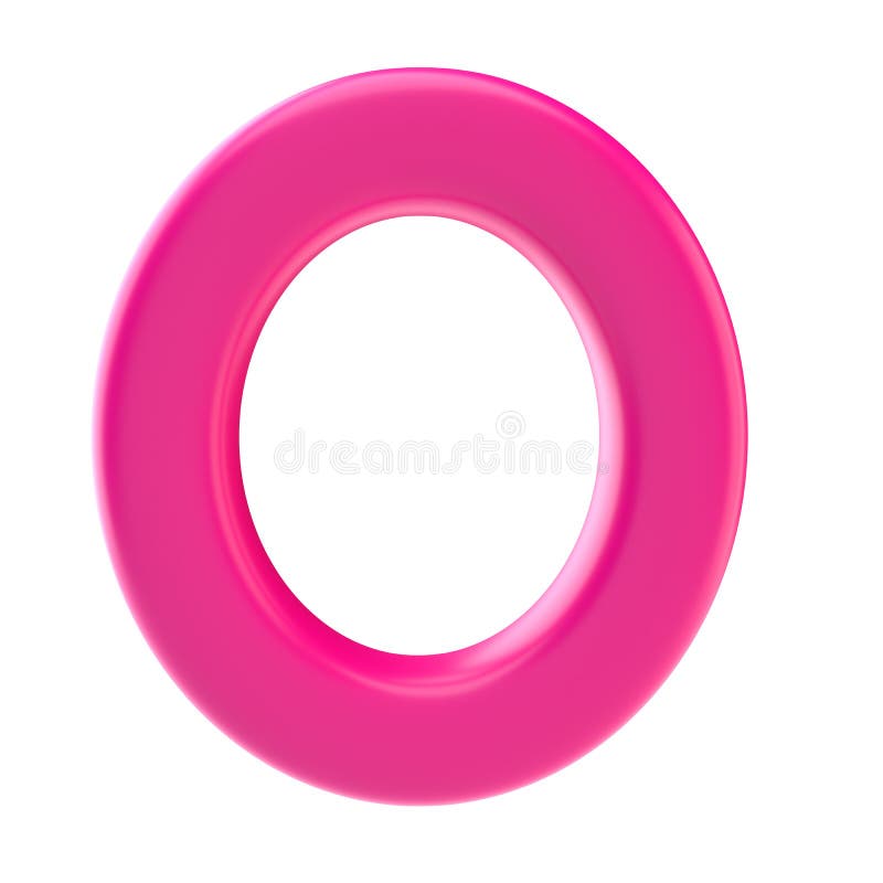 Mayúscula Rosado Brillante De La Letra Stock de ilustración ...