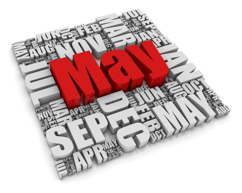 May Month Word Stock Illustrations – 1,328 May Month Word Stock ...