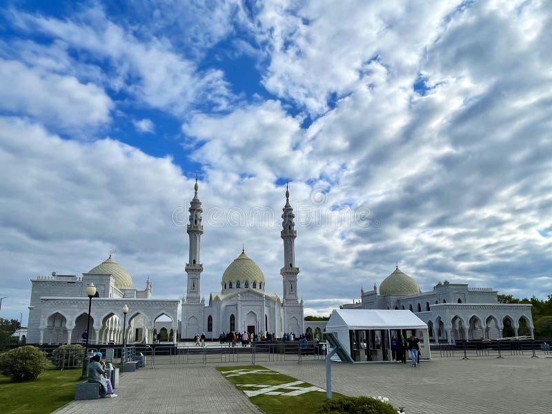 18 of May 2024 - Bolgar, Tatarstan, Russia: the White Mosque on a ...