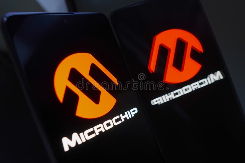 May 7, 2024, Brazil. in this Photo Illustration, the Microchip ...