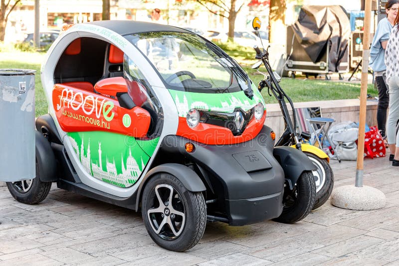 Excursion in Budapest by Renault Mini Electro Car Editorial Stock Photo ...