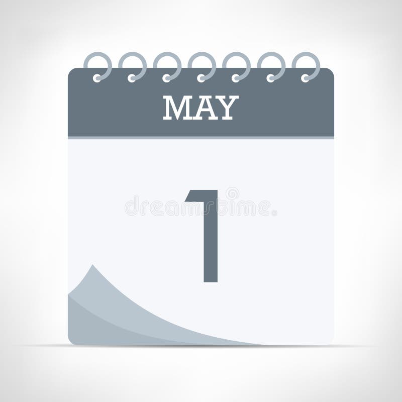 May 1 Calendar Icon Stock Illustrations – 251 May 1 Calendar Icon Stock ...