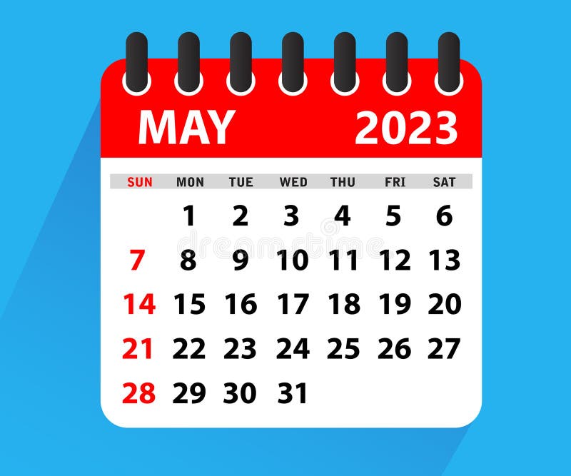 May 2023 Calendar Stock Illustrations – 6,456 May 2023 Calendar Stock ...