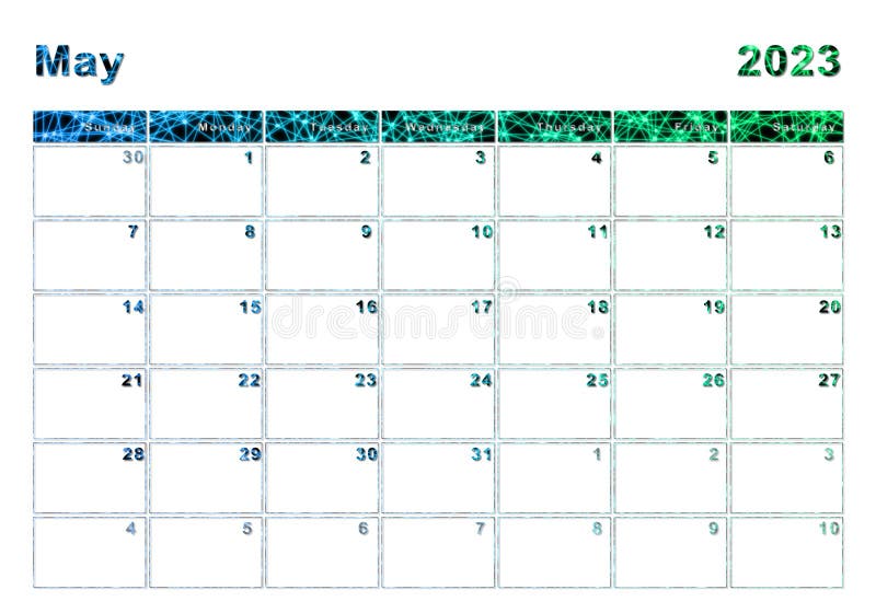 May 2023 Calendar Stock Illustrations – 6,025 May 2023 Calendar Stock ...