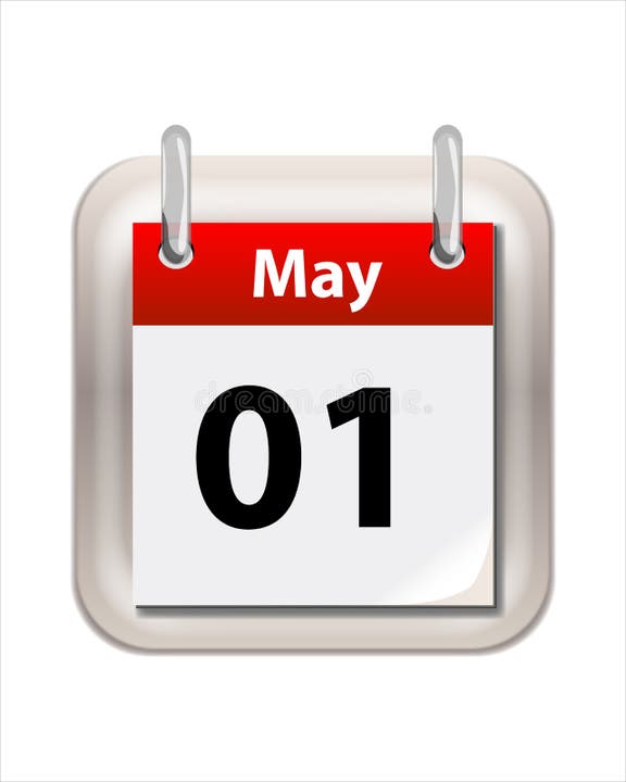 May Calender stock illustration. Illustration of organizer - 46748712