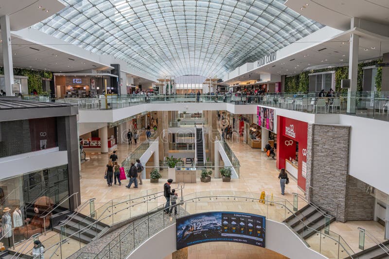 4 May 2024 - Calgary Alberta Canada - the Core Shopping Centre in ...
