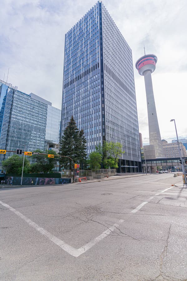 28 May 2023 - Calgary Alberta Canada - Downtown Calgary City Centre ...