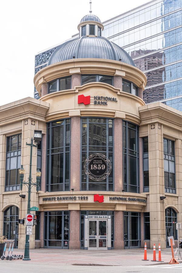 May 4 2024 - Calgary Alberta Canada - National Bank Building in ...