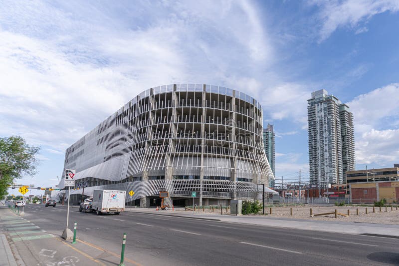 28 May 2023 - Calgary Alberta Canada - the Platform Parkade Stock Image ...