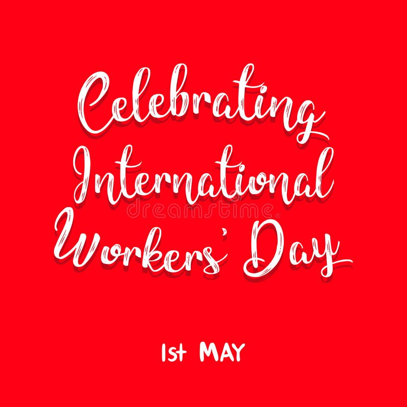 Vector Illustration Template for International Workers Day on 1st May ...