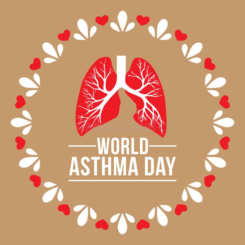 Creative World Asthma Day Awareness Concept Vector Illustration for ...