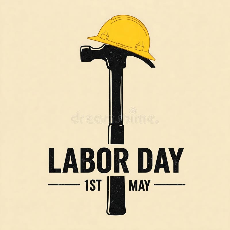 May Day Labor Celebration Artwork Ai Generated Image Stock Illustration ...