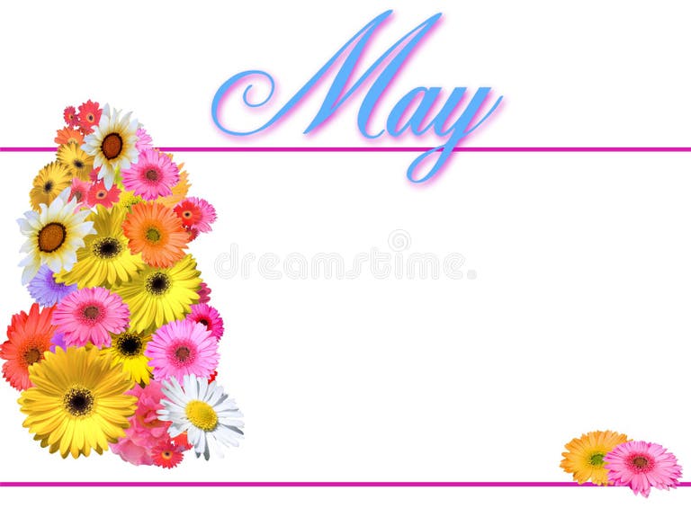 May Flowers Border Stock Illustrations – 2,259 May Flowers Border Stock ...