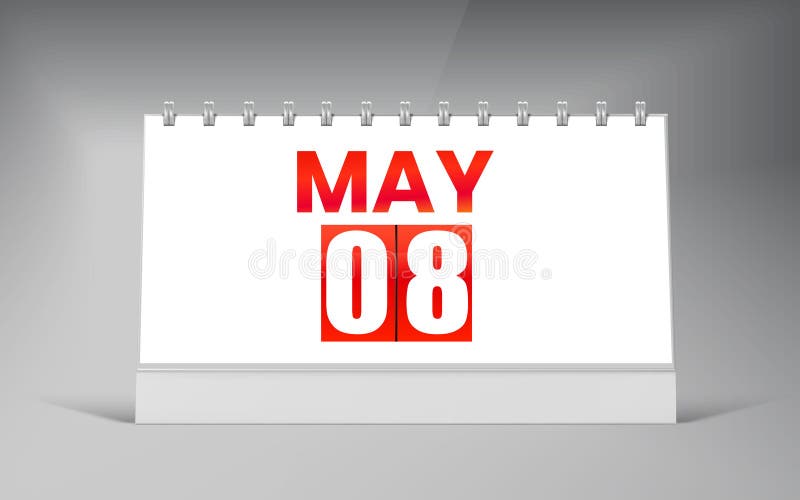 May 08, Desk Calendar Design Template. Single Date Calendar Design ...