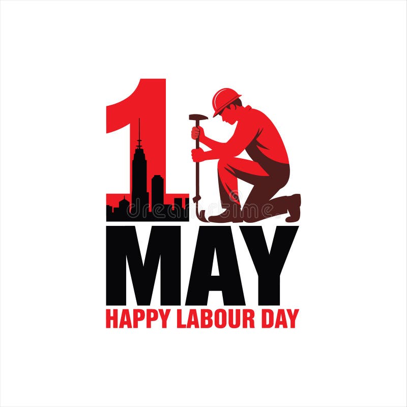 May Happy Labour Day Illustration Stock Illustrations – 5,768 May Happy ...