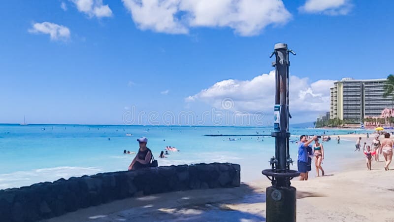 10 May 2023, Hawaii-Beautiful Waikiki Beach in Hawaii, USA. Editorial ...