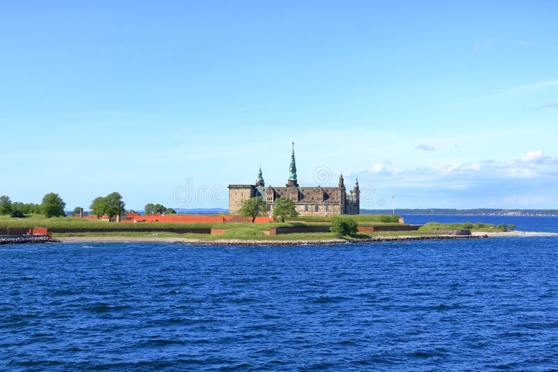 May 23 2022 - Helsingor, Denmark: Castle of Hamlet at Kronborg ...
