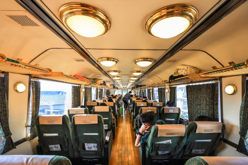 May 15 2024 Indoor of the Yufuin No Mori is a Limited Express Train ...