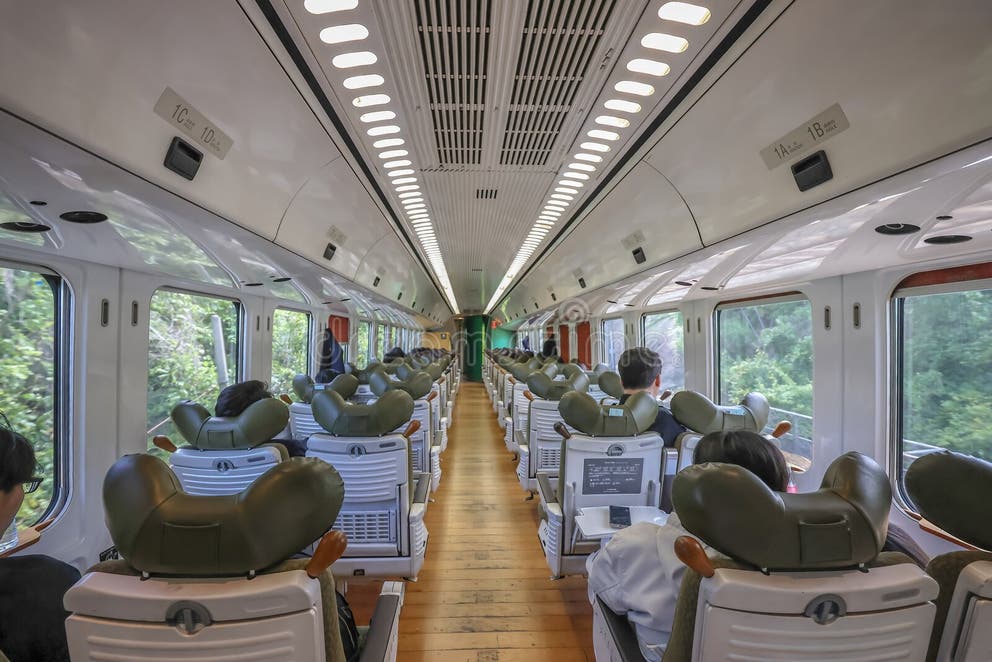 May 16 2024 Interior Design of JR Kyushu Sonic 883 Editorial Stock Photo - Image of track ...