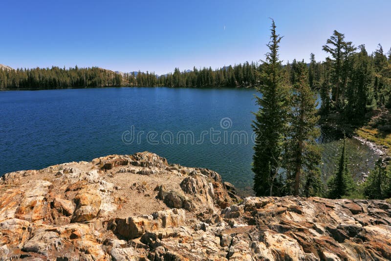 The May Lake in Yosemite Park in the USA Stock Image - Image of ...