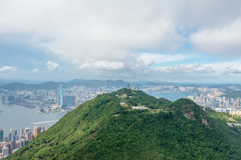 The Landscape of Mount High West at Hong Kong 1 May 2022 Editorial ...