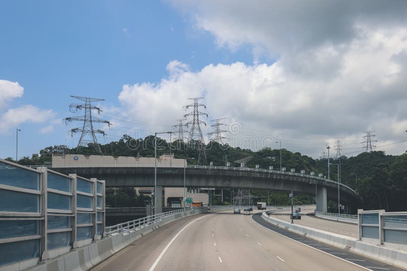 .May 4 2023, the Landscape of Tsing Sha Highway, Hong Kong Editorial ...