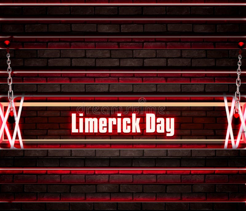 May Month, Day of May. Limerick Day, on Bricks Background Stock ...