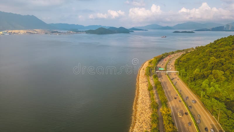 May 21 2023 New Territories Circular Road. Tai Po Section Stock Photo ...