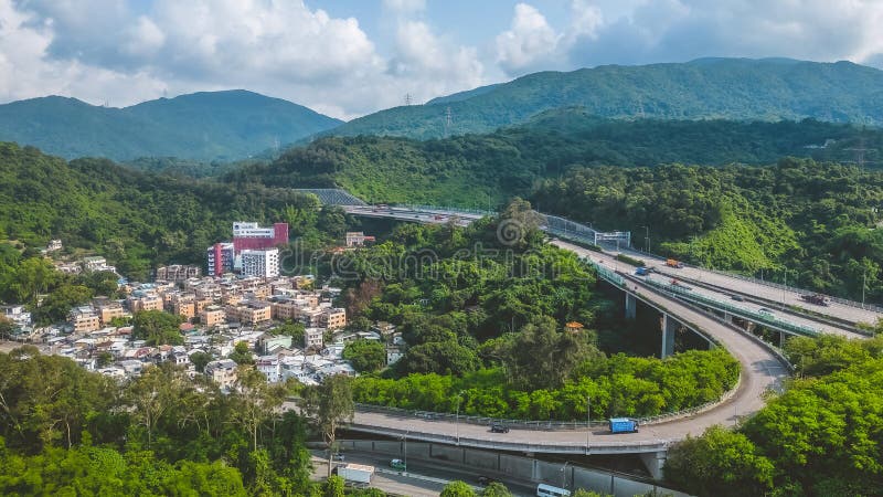 May 21 2023 New Territories Circular Road. Tai Po Section Editorial ...