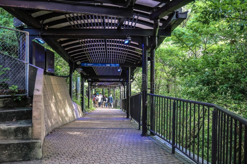 May 13 2024 the Path To Inasa Dake Station, Nagasaki Ropeway Editorial ...