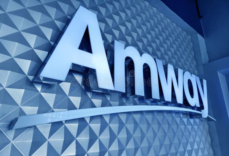 MAY 08, 2025 - PHUKET, THAILAND: the Logo of the Brand Amway on the ...