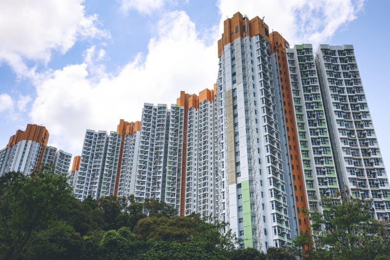 May 4 2023 Public Housing Estate Queens Hill Estate HK Editorial Photo ...