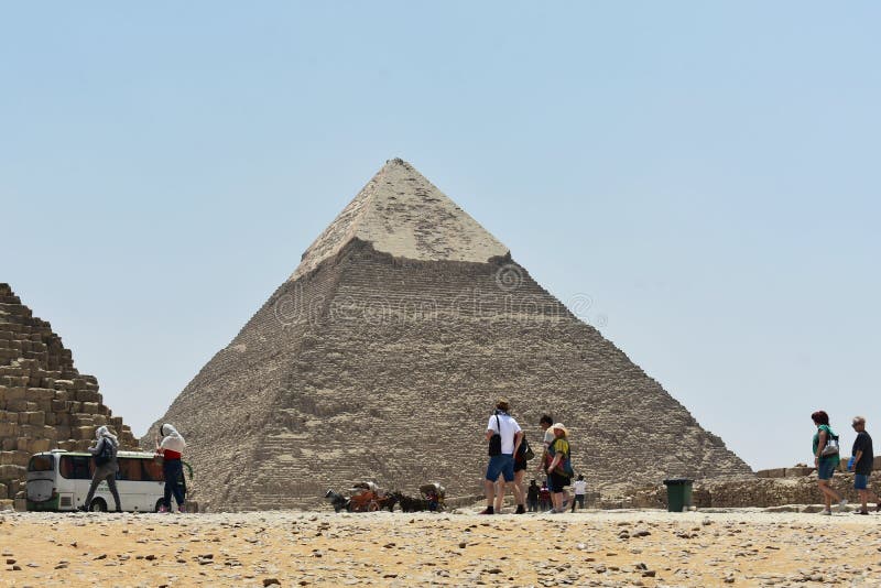 May, 6, 2019. the Pyramid of Giza, Cairo, Egypt. Editorial Image ...