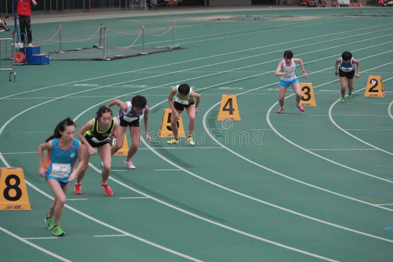 Racers on Track, the Hong Kong Velodrome 19 May 2013 Editorial Image ...