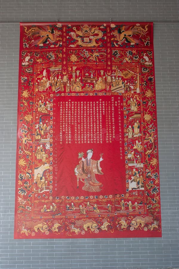 24 May 2007 Red Banner with Chinese Characters on it Editorial ...