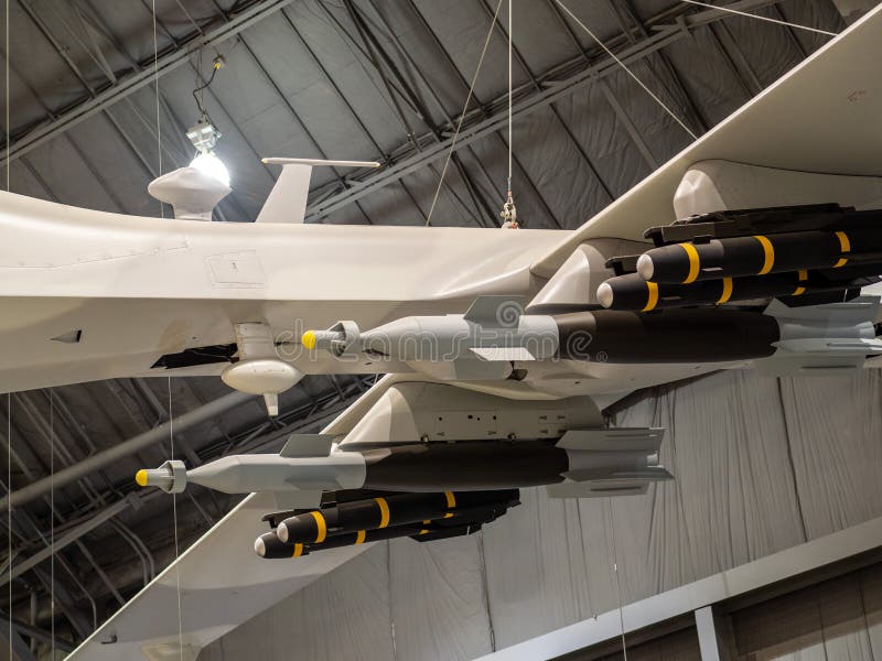 Dayton, OH - May 11 2022: a Retired Military Drone Stock Photo - Image ...